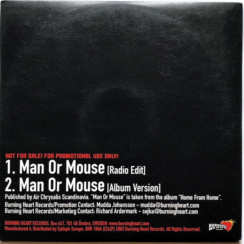 Singles: Man or Mouse | Millenwiki - The Unofficial Millencolin Wiki